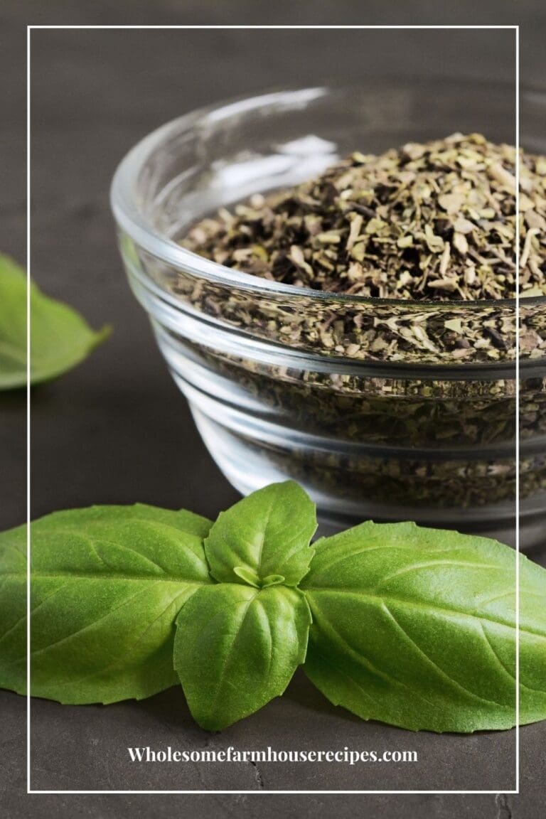 How to Dry Fresh Basil: 4 Simple Ways - Wholesome Farmhouse Recipes
