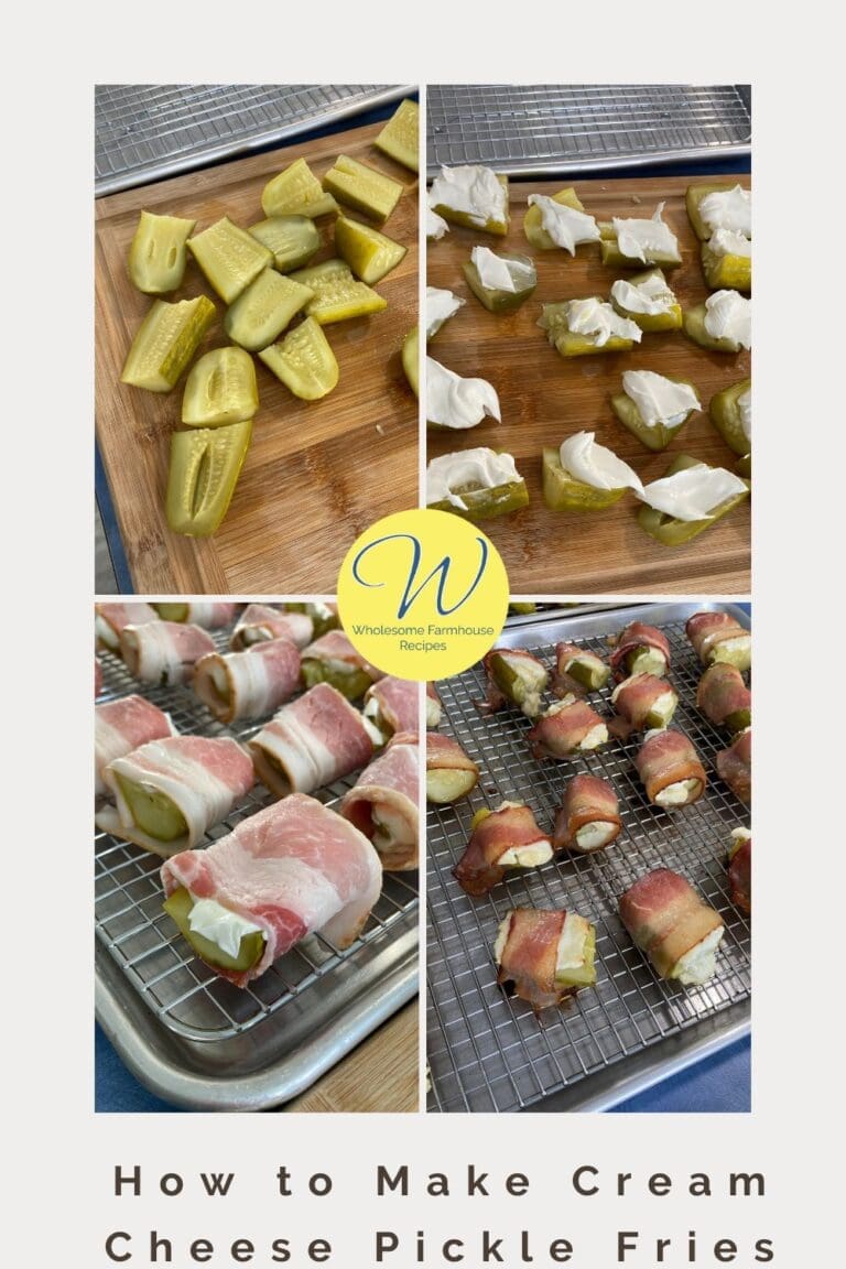 Bacon Wrapped Pickles with Cream Cheese Appetizer - Wholesome Farmhouse ...