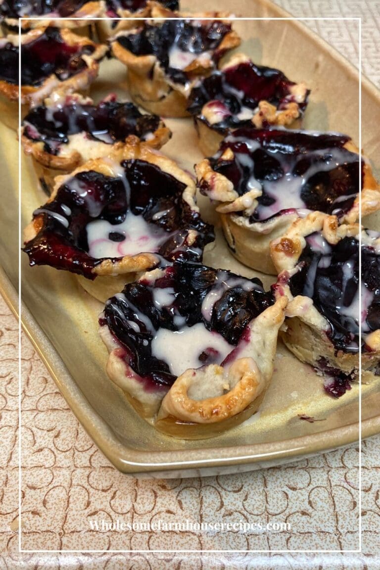 Mini Blueberry Tarts - Wholesome Farmhouse Recipes