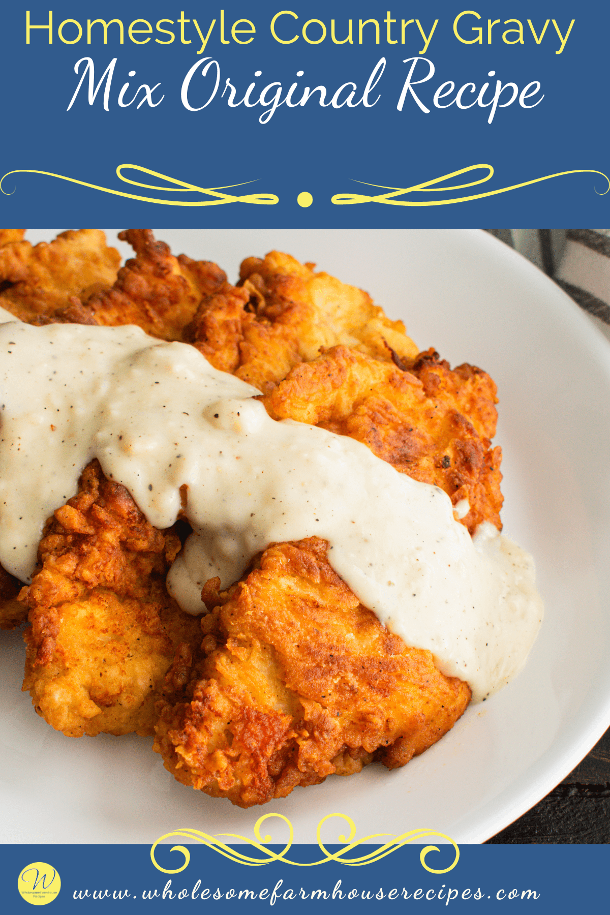 Homestyle Country Gravy Mix Original Recipe - Wholesome Farmhouse Recipes