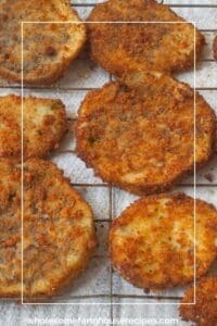 Crispy And Easy Fried Eggplant Parmesan Recipe - Wholesome Farmhouse ...