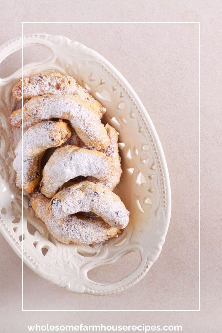 Pecan Crescent Cookies Recipe for the Holidays - Wholesome Farmhouse ...