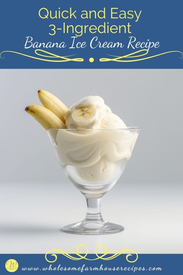 Quick and Easy 3-Ingredient Banana Ice Cream Recipe - Wholesome ...