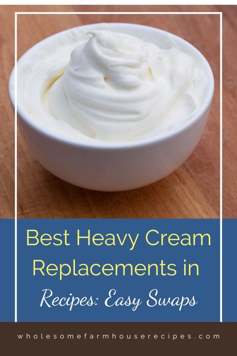 Best Heavy Cream Replacements in Recipes: Easy Swaps - Wholesome ...