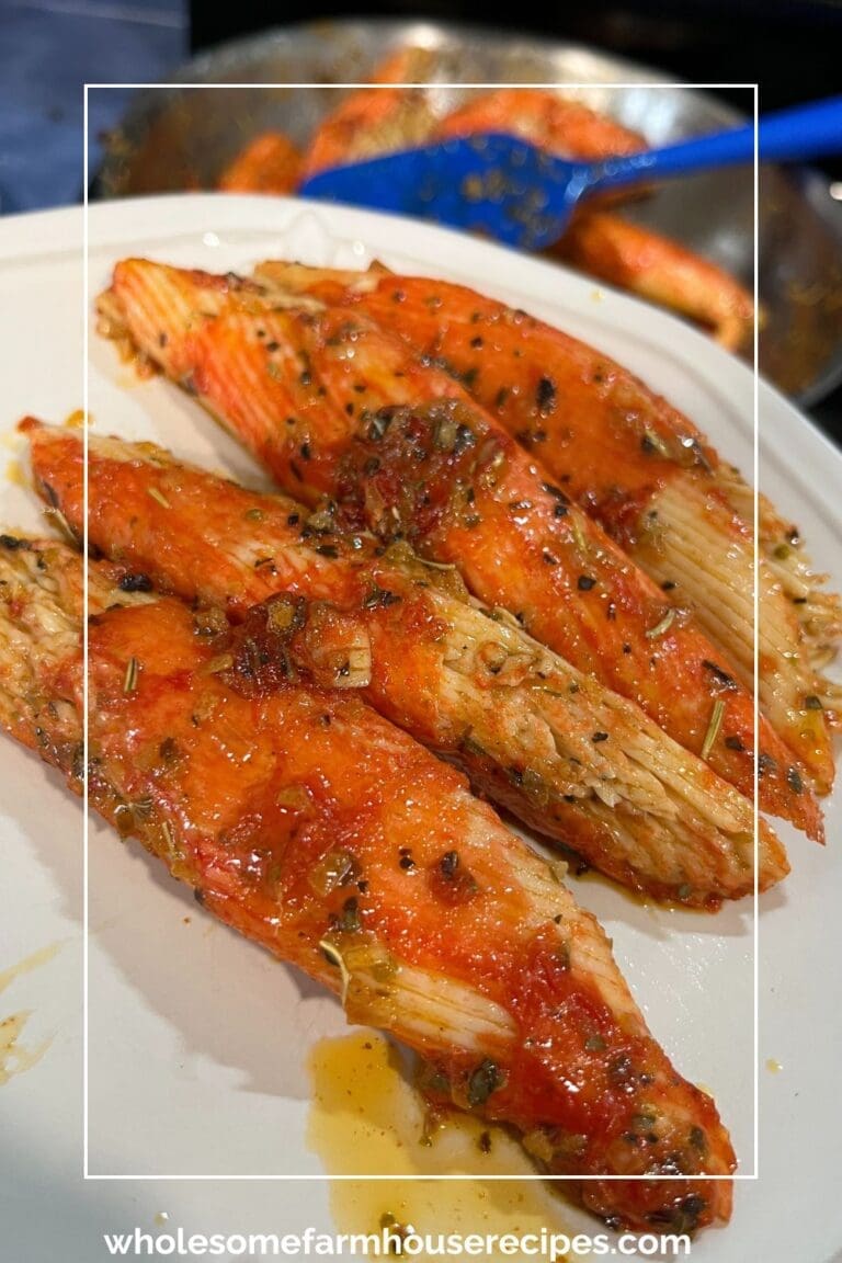 Easy Surimi Fish Recipe with Butter and Seasonings - Wholesome ...